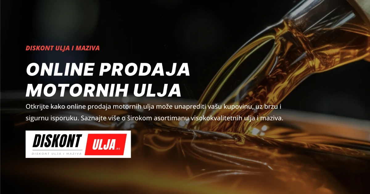 Prodavnica - Diskont ulja i maziva